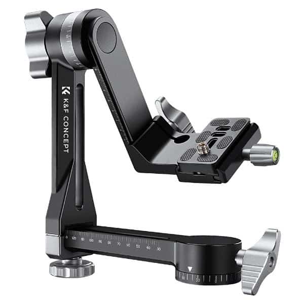 K&F 360° Panoramic Head with 1/4 inch Arca Type Quick Release Plate ...