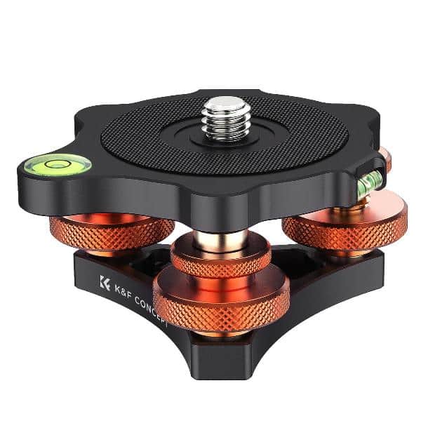 K&F Camera Leveler Tripod Leveling Base Tri-Wheel Head KF31.104 - New ...